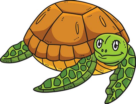 Mother Turtle Cartoon Colored Clipart Illustration 23851363 Vector Art