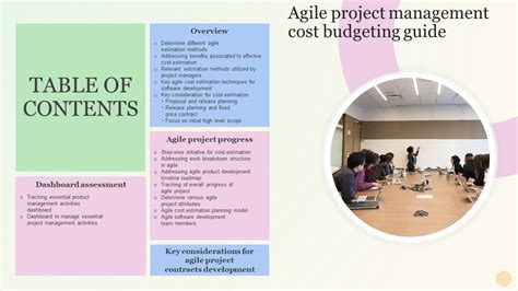 Agile Project Management Cost Budgeting Guide Infographics Pdf