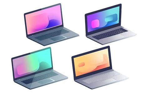 Premium Ai Image Set Vector Illustration Of Table Multi Colored