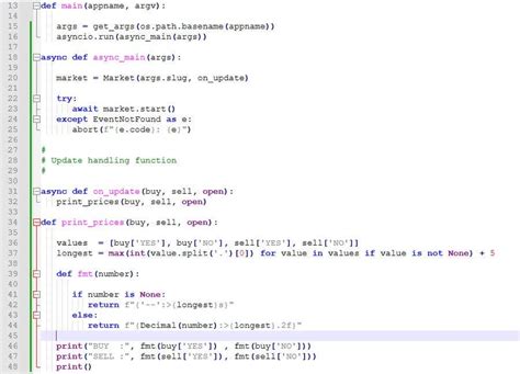 Python Script For Polymarket Price Extraction Freelancer