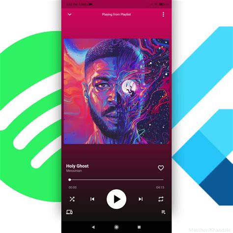 Manthan Khandale On Linkedin Flutter Flutterdeveloper Uiux Spotify