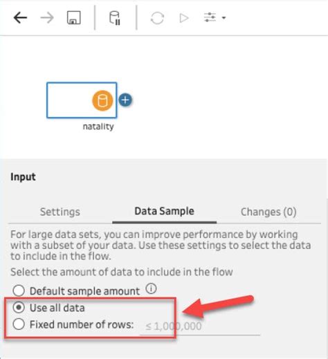 data keeps loading in the input step or error tableau prep stopped