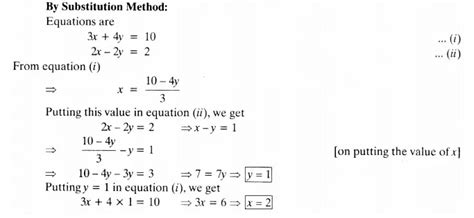 Solve The Following Pairs Of Linear Equations By The Elimination Method CBSE Class Maths