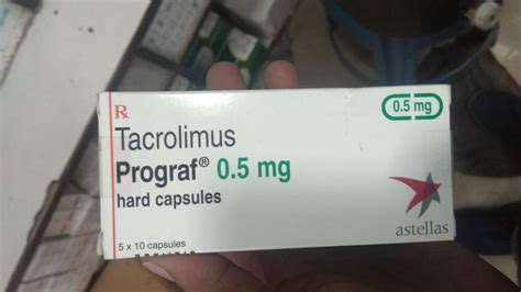 Tacrolimus Prograf 0 5mg Capsules Astellas Prescription At Rs 2000 Box In New Delhi