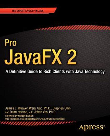 Libro Pro Javafxö 2 Platforma Definitive Guide To Script Desktop And
