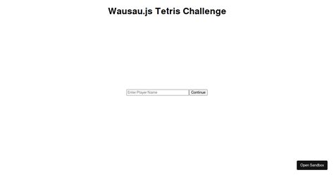 React Tetris Examples Codesandbox
