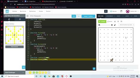 Karel Challenges 2 Firework Codehs Tutorial Youtube