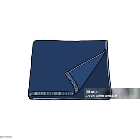 아이 그림 만화 벡터 일러스트 손수건 아이콘 흰색 배경에 고립 0명에 대한 스톡 벡터 아트 및 기타 이미지 0명 3차원 형태 공란 Istock