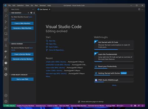 Announcing PWA Studio The VS Code Extension For Building Progressive Web Apps PWA Builder Blog