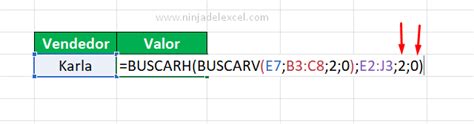 Función Buscarh En Excel [guÍa Completa] Ninja Del Excel