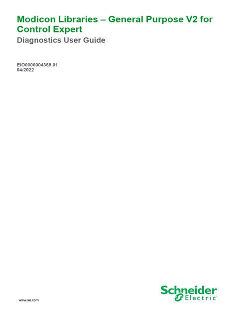 modicon libraries v2 diagnostics user guide pdf