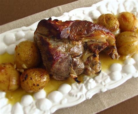 Oven Roasted Goat Recipe Food From Portugal