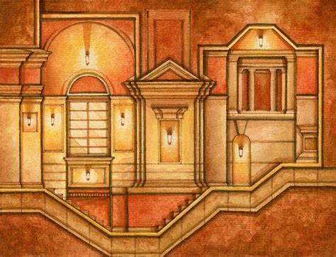Three Cross Sections I Did Of Imaginary Architectural Complexes 2020