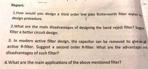 SOLVED Electronic Lab Report Design Procedure For A Better Circuit Design