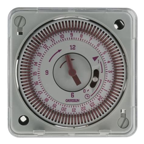 017900011 Grasslin Grasslin Analogue Time Switch 220 → 240 V Ac 1