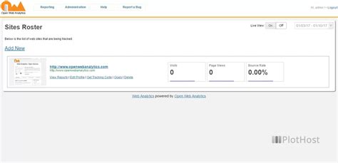 Open Web Analytics Hosting Fully Managed Plothost