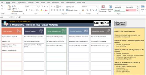 Strategy Map Template Excel