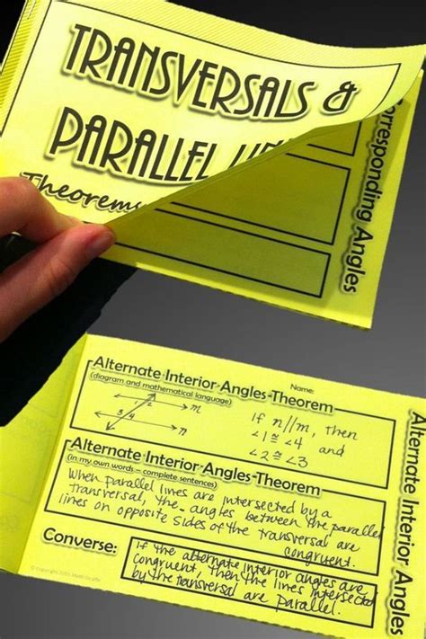 Transversals And Parallel Lines Inquiry Lesson Pack Lesson Pack Geometry Lesson Plans