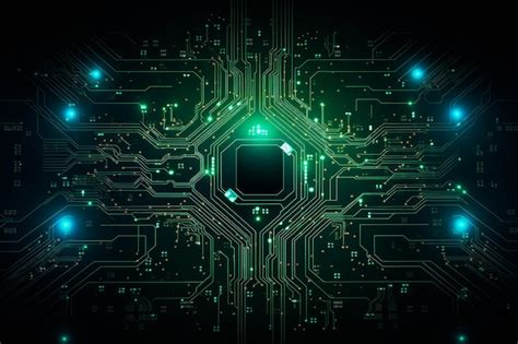 Premium Ai Image Data Technology Background Abstract Background