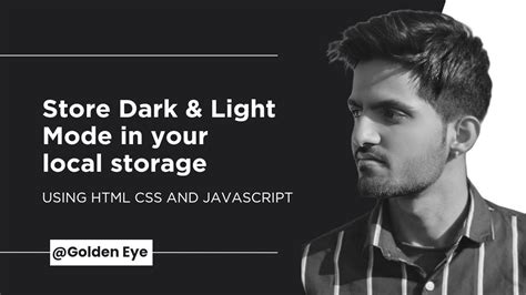 How To Save Dark And Light Mode In Localstorage Using Javascript Toggle Theme Part2 Youtube