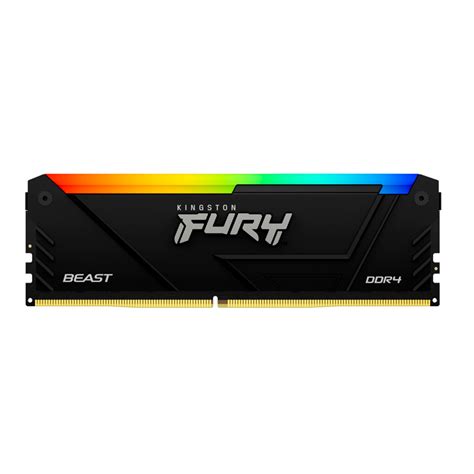 Memoria Kingston Fury Beast RGB BLACK, 16GB DDR4 3200 MHz, PC4-25600 ...