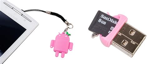 Android USB Robot MicroSDHC Card Reader GeekAlerts