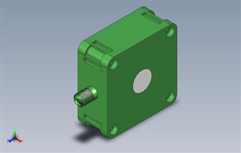 超声波传感器123step模型图纸免费下载 懒石网