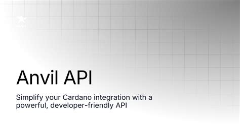 Anvil Api Anvil Development Agency
