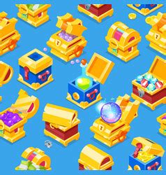 Open Treasure Chest Royalty Free Vector Image VectorStock