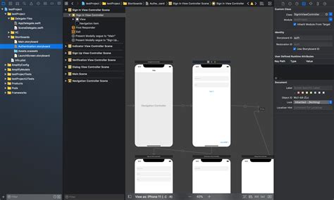 Ios How To Switch The Storyboard Main Or Auth According To The Users Login Status Stack