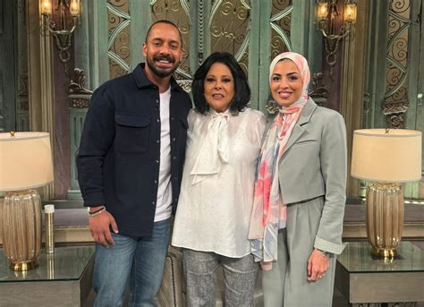 عمرو وهبه وزوجته سلمى في ضيافة صاحبة السعادة