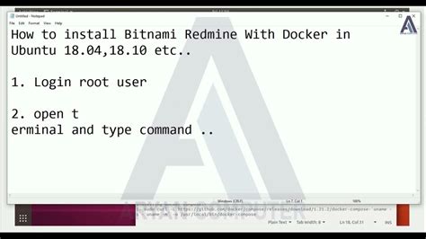 How To Install Bitnami Redmine With Docker In Ubuntu 2010 Bitnami Redmine On Ubuntu Linux
