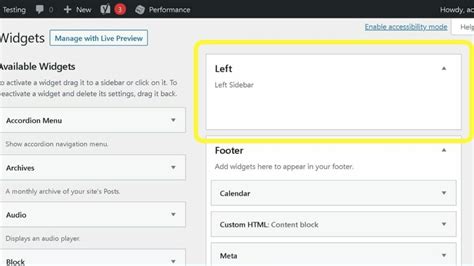How To Add A Left Sidebar In Wordpress — Step By Step Guide