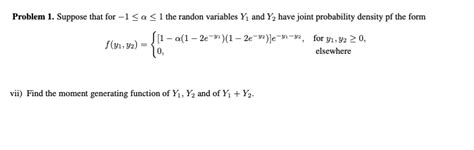 Solved Problem 1 Suppose That For 1 Chegg Com