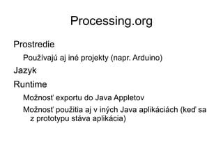 Processing A Arduino ODP