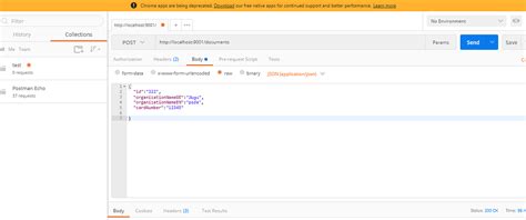 Connector Post Method With Content Type Applicationjson