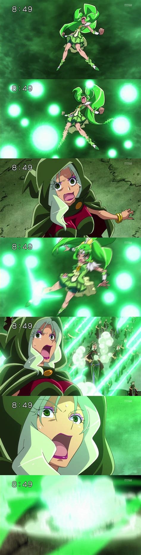 [스마일 프리큐어] 빈유 여신 Vs 거유 여신 직구승부 애니메이션 갤러리