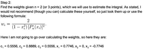 Gaussian Quadrature Austin G Walters