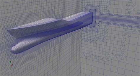 Computational Grid Used In The Kcs Seakeeping Simulations Download Scientific Diagram