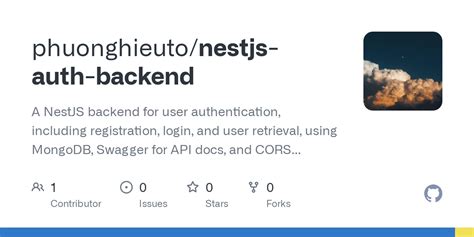 Github Phuonghieutonestjs Auth Backend A Nestjs Backend For User