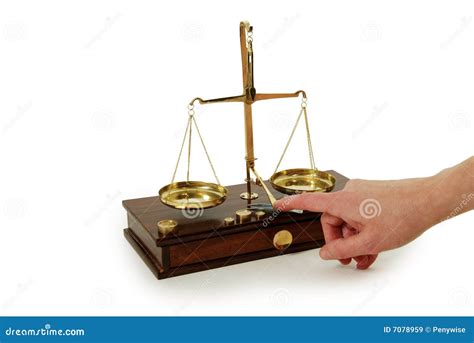 Setting The Scale Stock Image Image Of Hand Decide Measure 7078959