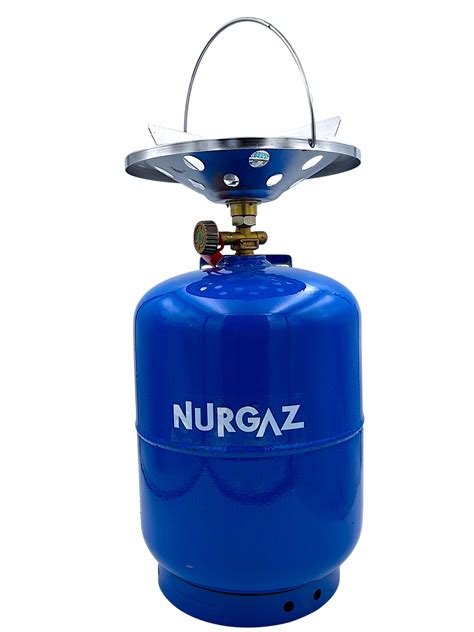 ᐉ Балон газовий 12 л Nurgaz з пальником 29294703 • Краща ціна в Києві Україні • Купити в Епіцентр