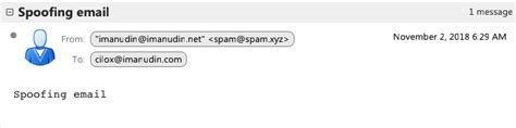 Tips Block Email Spoofing By Display Name Ahmad Imanudin