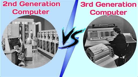 Differences Between Second And Third Generation Of Computer Generation Of Computer Youtube
