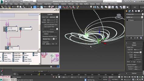 Magnetic Field 3ds Max Particle Flow Youtube