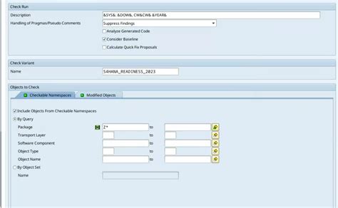 How To Configure And Execute The Abap Test Cockpit Atc For Sap S 4 Hana