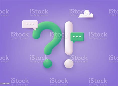 Exclamations And Question Marks Faq Concept Ask Questions And Receive Answers Online Support