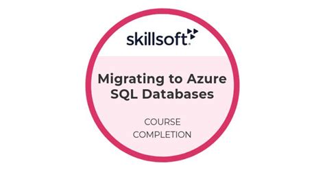 Vishnu K C On Linkedin Migrating To Azure Sql Databases • Vishnu K C • Skillsoft® Digital Badge …