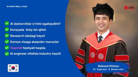 Ai Discussion On Youtube With Uzbek Subtitles Bekhzod Olimov Phd Posted On The Topic Linkedin