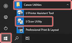 Canon Inkjet Manuals TR Series Starting IJ Scan Utility